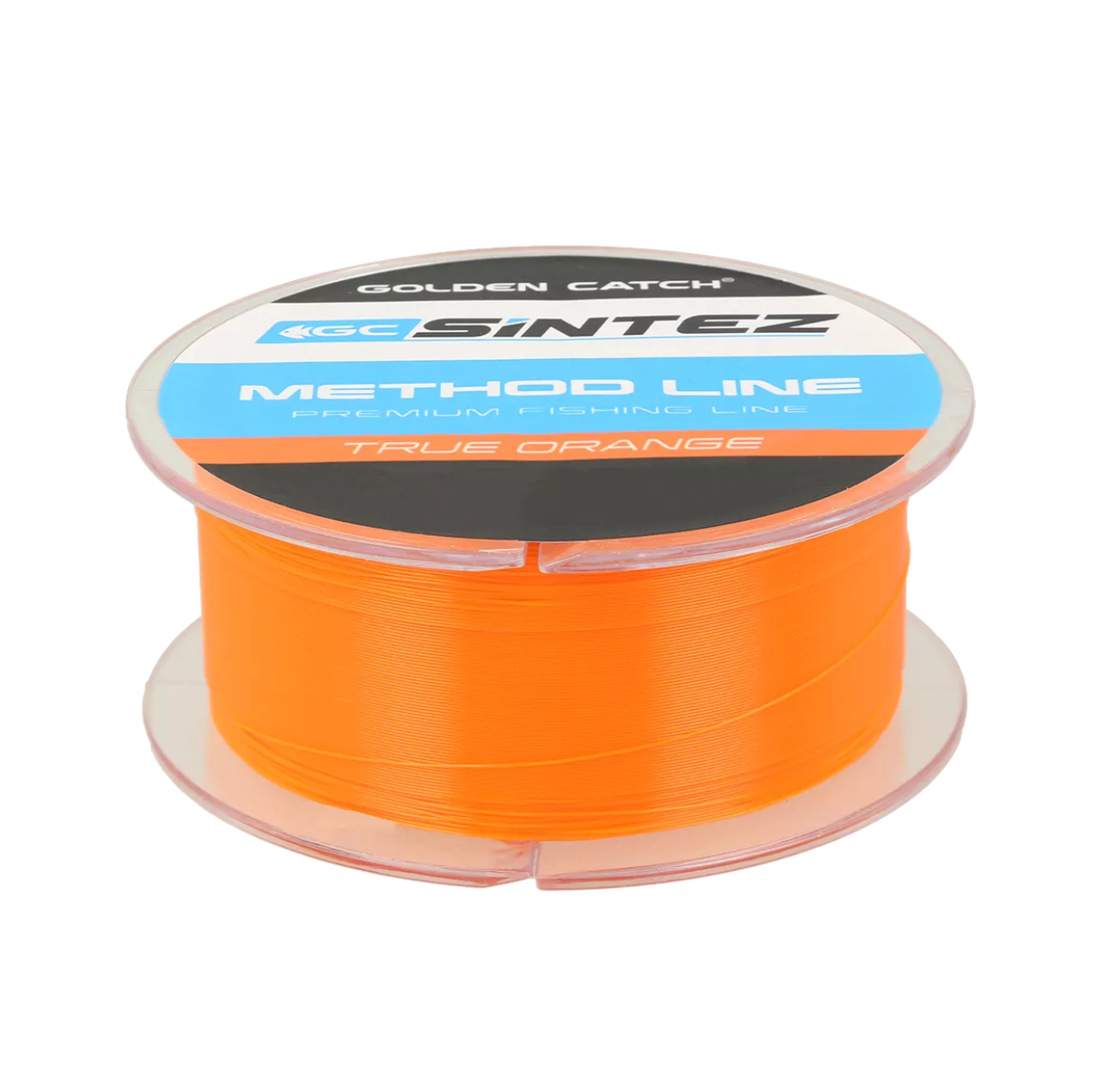 Aukla Golden Catch Sintez Method Nylon Line fluorescējoša, oranža